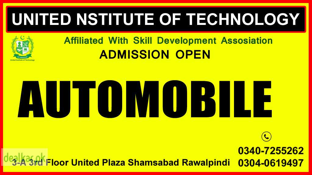 Automobile Course in Rawalpindi / Auto Mechanic Course in Rawalpindi ...