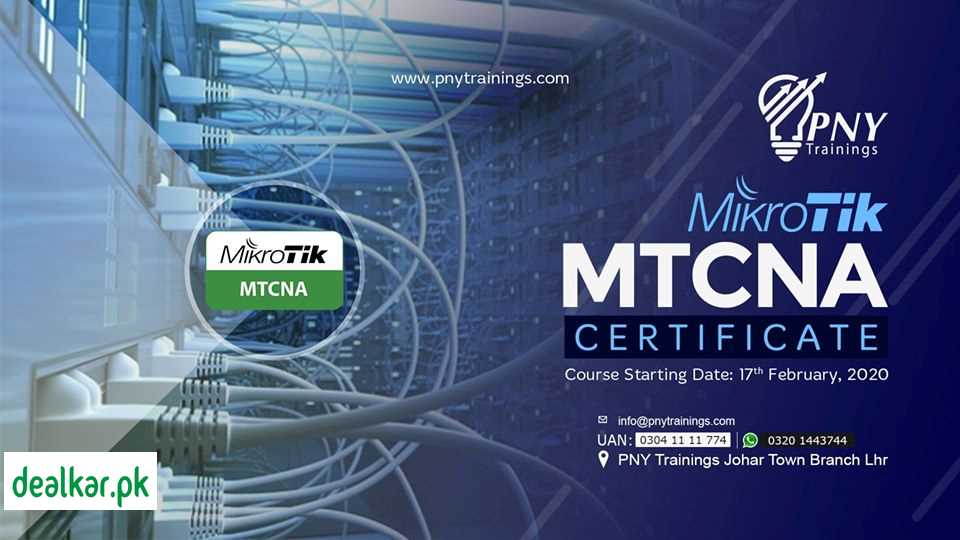 MTCNA MikroTik Certificate course - Education & Classes