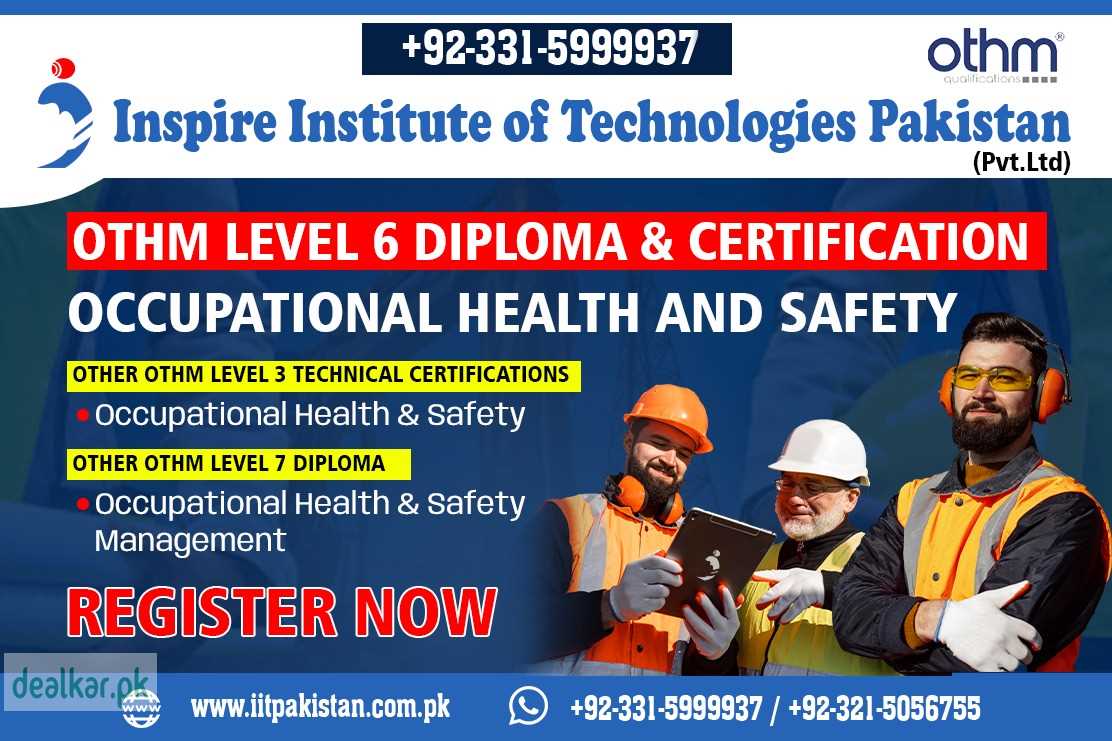 OTHM LEVEL 6 DIPLOMA AND CERTIFICATION IN OCCUPATIONAL HEALTH & SAFETY ...